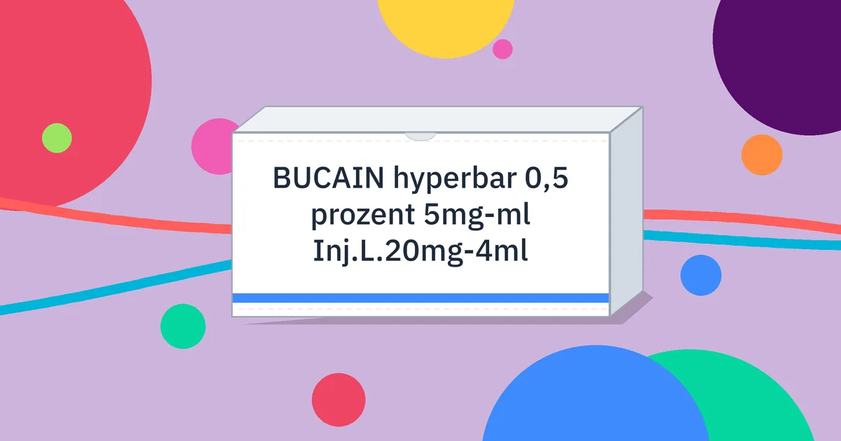 Symbolbild: Packung mit der Aufschrift BUCAIN hyperbar 0,5 prozent 5mg-ml Inj.L.20mg-4ml (PZN 10945109) – Verfügbarkeit und Bezug in Apotheken in Frankfurt am Main
