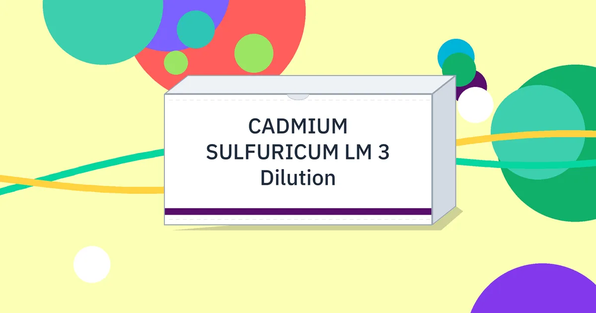 Symbolbild: Packung mit der Aufschrift CADMIUM SULFURICUM LM 3 Dilution (PZN 09649647) – Verfügbarkeit und Bezug in Apotheken in Frankfurt am Main