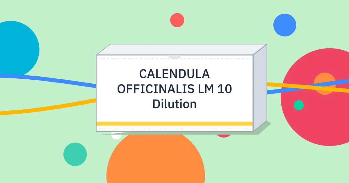 Symbolbild: Packung mit der Aufschrift CALENDULA OFFICINALIS LM 10 Dilution (PZN 12807340) – Verfügbarkeit und Bezug in Apotheken in Frankfurt am Main