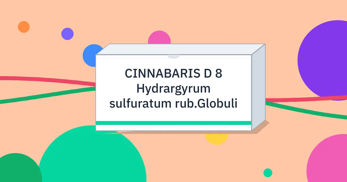 Symbolbild: Packung mit der Aufschrift CINNABARIS D 8 Hydrargyrum sulfuratum rub.Globuli (PZN 18759524) – Verfügbarkeit und Bezug in Apotheken in Frankfurt am Main