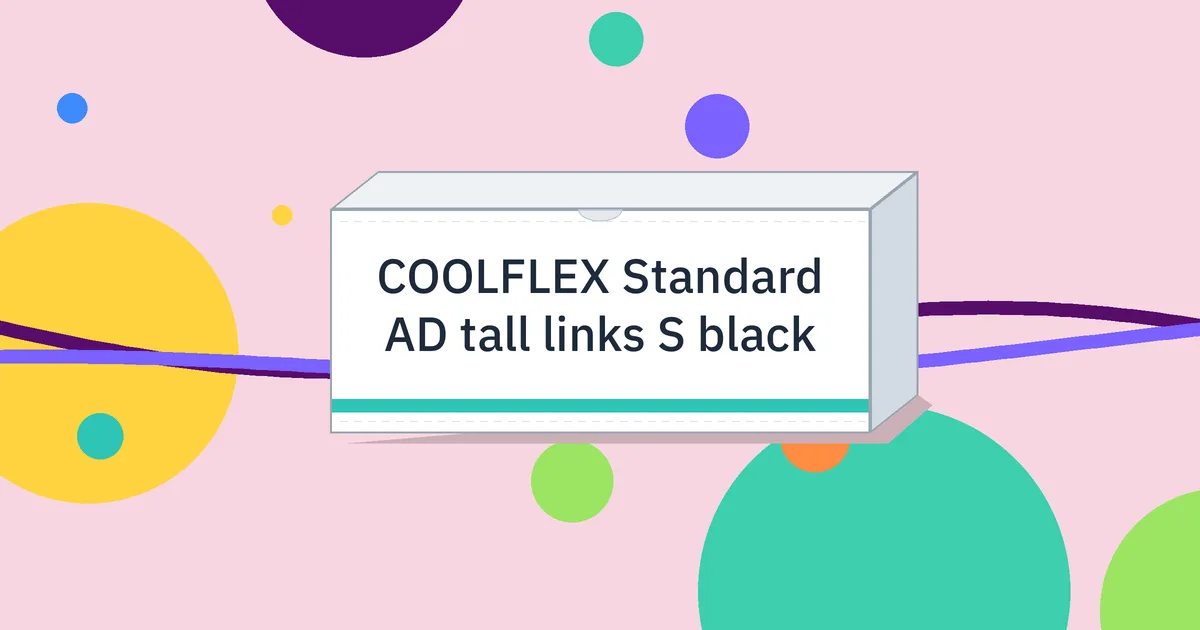 Symbolbild: Packung mit der Aufschrift COOLFLEX Standard AD tall links S black (PZN 19535034) – Verfügbarkeit und Bezug in Apotheken in Frankfurt am Main