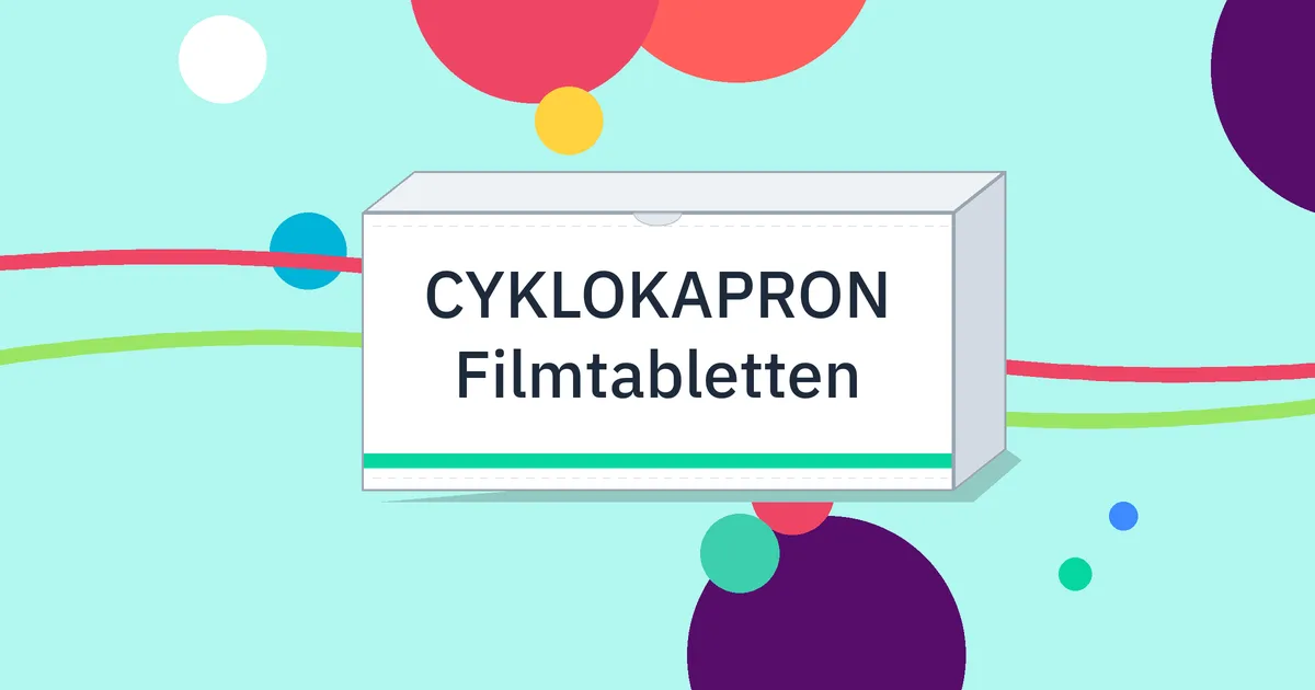 Symbolbild: Packung mit der Aufschrift CYKLOKAPRON Filmtabletten (PZN 07045655) – Verfügbarkeit und Bezug in Apotheken in Frankfurt am Main