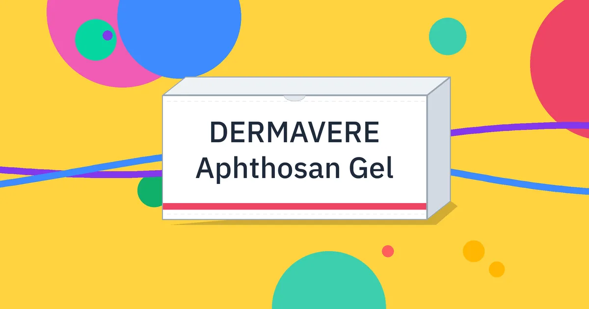 Symbolbild: Packung mit der Aufschrift DERMAVERE Aphthosan Gel (PZN 19782293) – Verfügbarkeit und Bezug in Apotheken in Frankfurt am Main