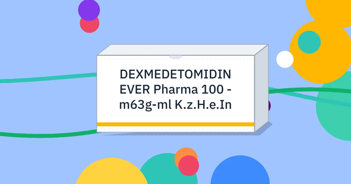 Symbolbild: Packung mit der Aufschrift DEXMEDETOMIDIN EVER Pharma 100 -m63g-ml K.z.H.e.In (PZN 13574777) – Verfügbarkeit und Bezug in Apotheken in Frankfurt am Main