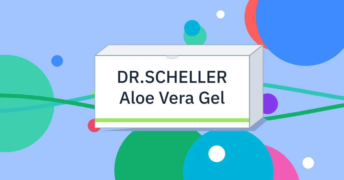 Symbolbild: Packung mit der Aufschrift DR.SCHELLER Aloe Vera Gel (PZN 19334761) – Verfügbarkeit und Bezug in Apotheken in Frankfurt am Main