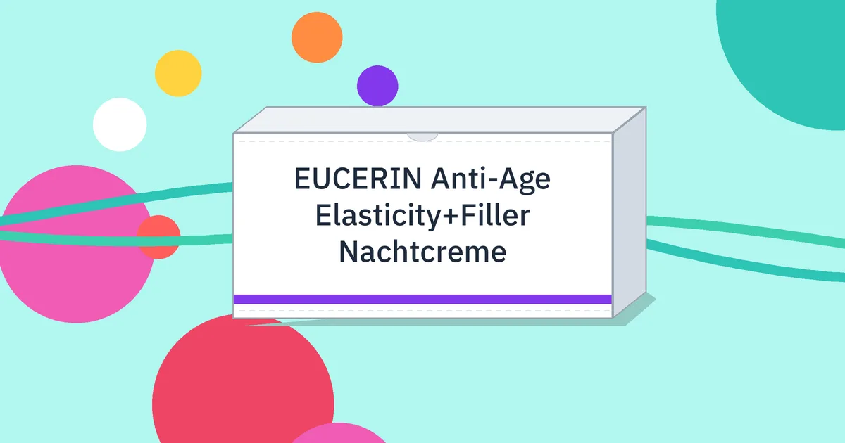 Symbolbild: Packung mit der Aufschrift EUCERIN Anti-Age Elasticity+Filler Nachtcreme (PZN 11652964) – Verfügbarkeit und Bezug in Apotheken in Frankfurt am Main