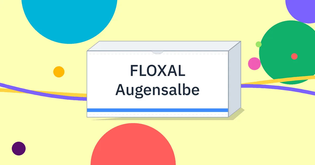 Symbolbild: Packung mit der Aufschrift FLOXAL Augensalbe (PZN 10261204) – Verfügbarkeit und Bezug in Apotheken in Frankfurt am Main