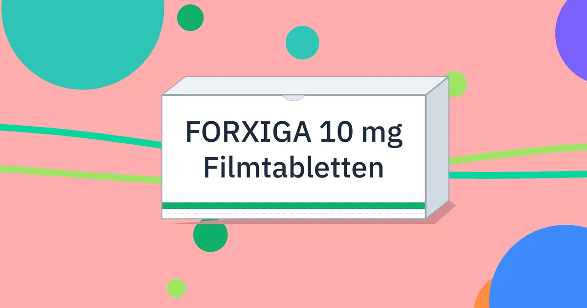 Symbolbild: Packung mit der Aufschrift FORXIGA 10 mg Filmtabletten (PZN 18673811) – Verfügbarkeit und Bezug in Apotheken in Frankfurt am Main