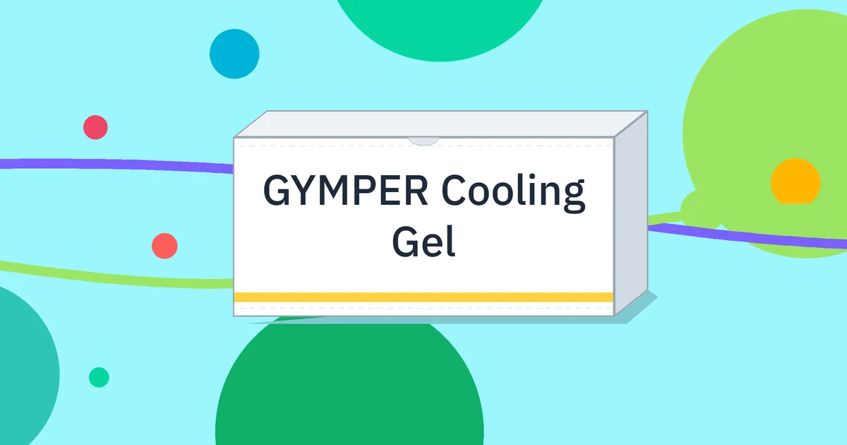 Symbolbild: Packung mit der Aufschrift GYMPER Cooling Gel (PZN 16155957) – Verfügbarkeit und Bezug in Apotheken in Frankfurt am Main