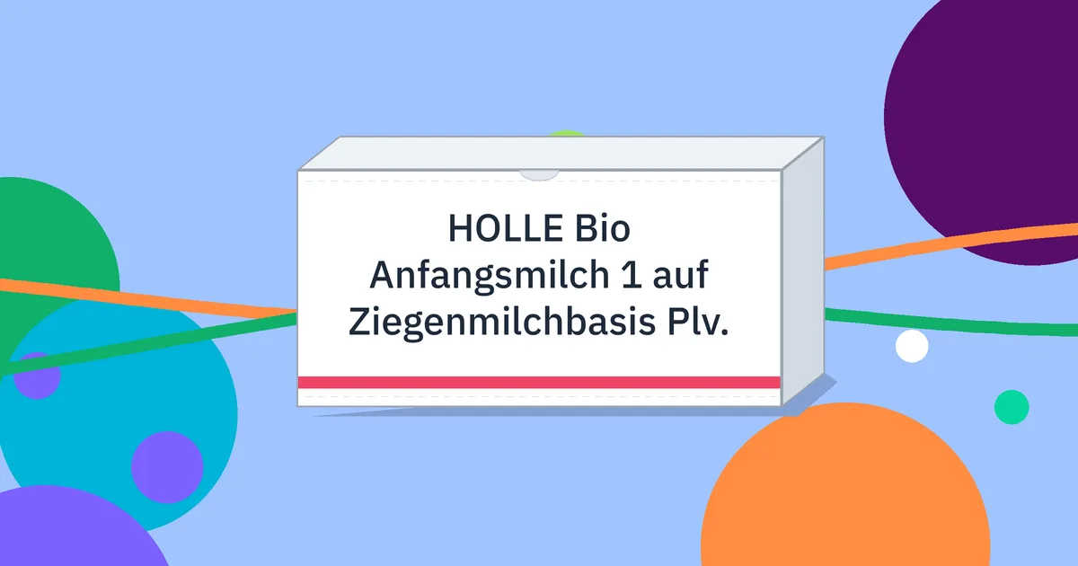 Symbolbild: Packung mit der Aufschrift HOLLE Bio Anfangsmilch 1 auf Ziegenmilchbasis Plv. (PZN 11022424) – Verfügbarkeit und Bezug in Apotheken in Frankfurt am Main