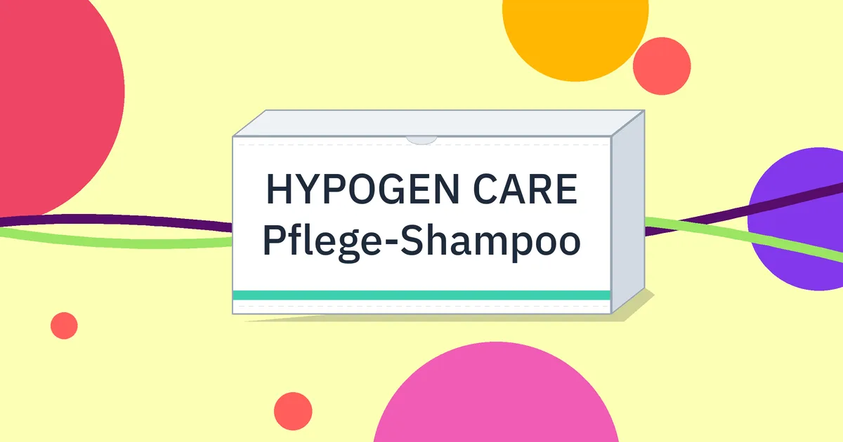 Symbolbild: Packung mit der Aufschrift HYPOGEN CARE Pflege-Shampoo (PZN 19426859) – Verfügbarkeit und Bezug in Apotheken in Frankfurt am Main