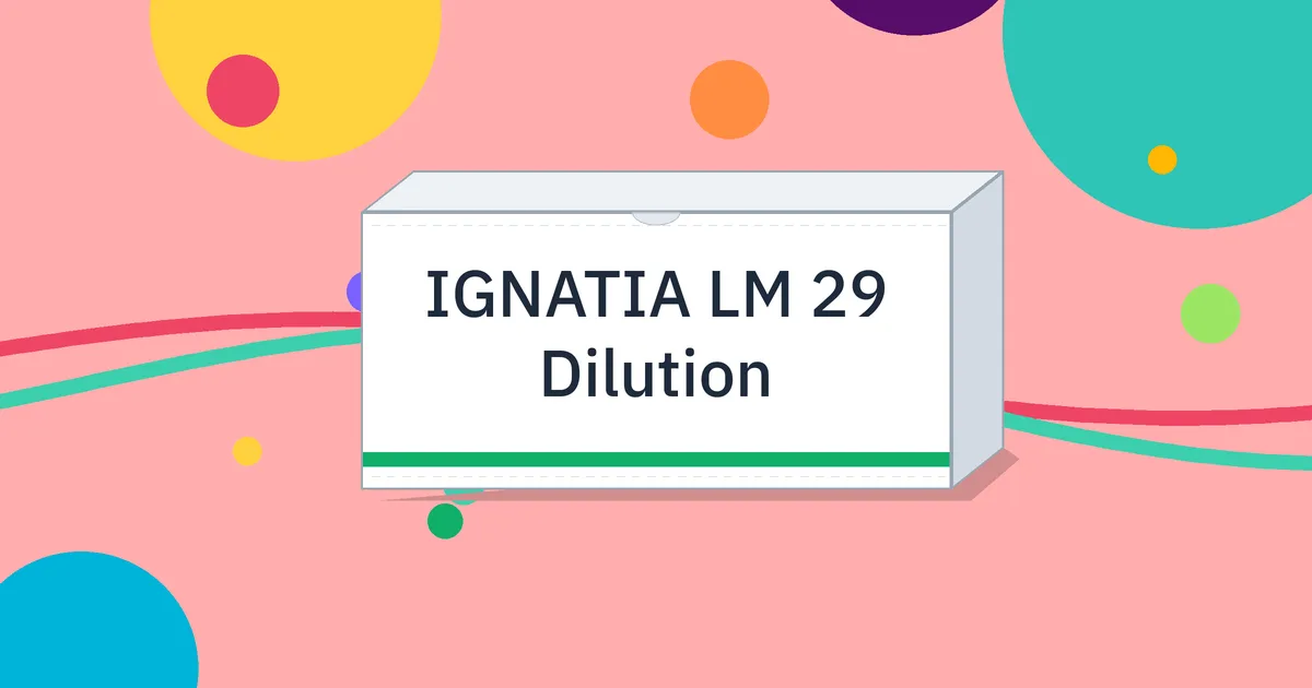 Symbolbild: Packung mit der Aufschrift IGNATIA LM 29 Dilution (PZN 12911824) – Verfügbarkeit und Bezug in Apotheken in Frankfurt am Main