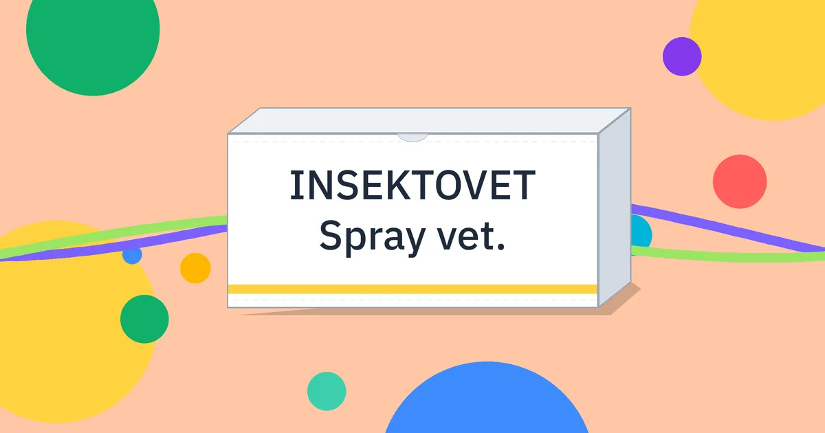 Symbolbild: Packung mit der Aufschrift INSEKTOVET Spray vet. (PZN 11117863) – Verfügbarkeit und Bezug in Apotheken in Frankfurt am Main