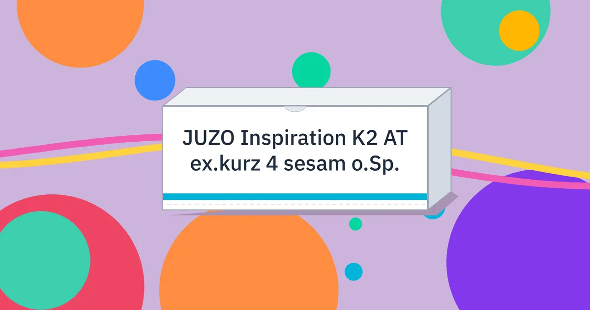Symbolbild: Packung mit der Aufschrift JUZO Inspiration K2 AT ex.kurz 4 sesam o.Sp. (PZN 14932279) – Verfügbarkeit und Bezug in Apotheken in Frankfurt am Main