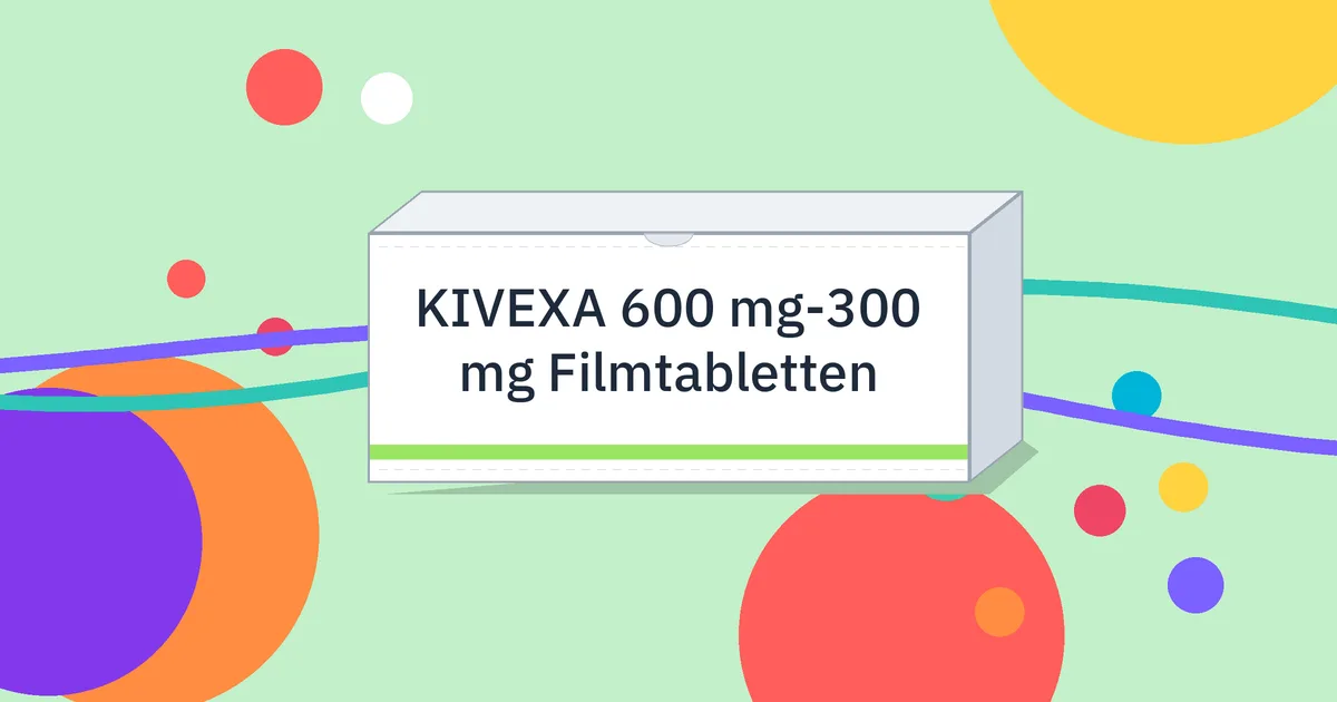 Symbolbild: Packung mit der Aufschrift KIVEXA 600 mg-300 mg Filmtabletten (PZN 10335440) – Verfügbarkeit und Bezug in Apotheken in Frankfurt am Main