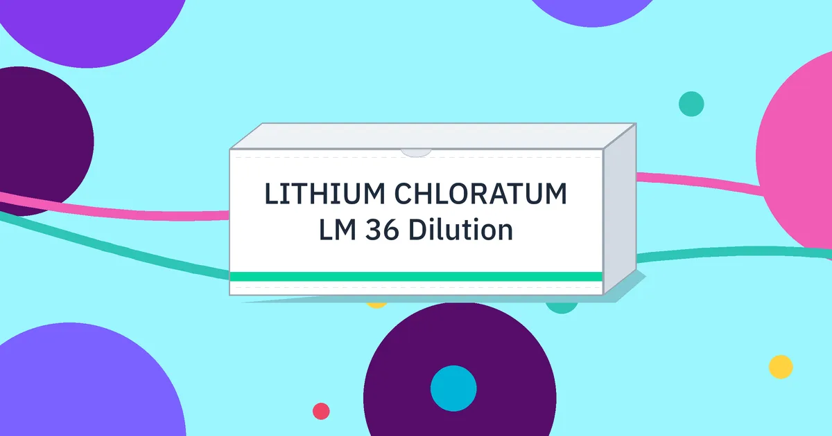 Symbolbild: Packung mit der Aufschrift LITHIUM CHLORATUM LM 36 Dilution (PZN 12932223) – Verfügbarkeit und Bezug in Apotheken in Frankfurt am Main