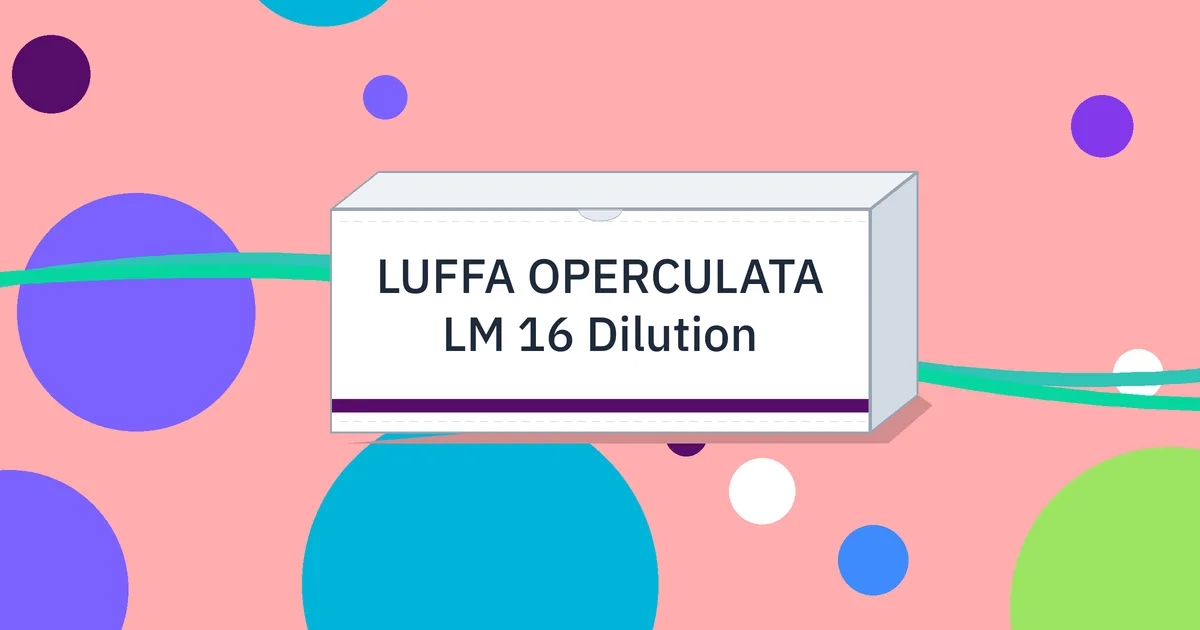 Symbolbild: Packung mit der Aufschrift LUFFA OPERCULATA LM 16 Dilution (PZN 12933381) – Verfügbarkeit und Bezug in Apotheken in Frankfurt am Main