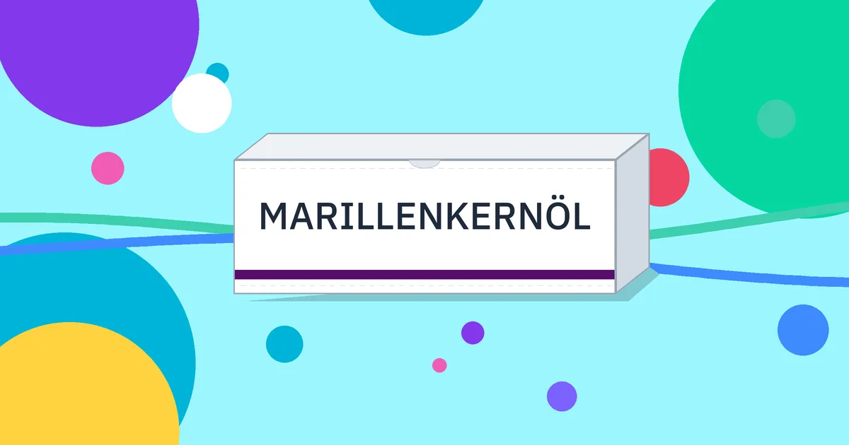 Symbolbild: Packung mit der Aufschrift MARILLENKERNÖL (PZN 18251381) – Verfügbarkeit und Bezug in Apotheken in Frankfurt am Main