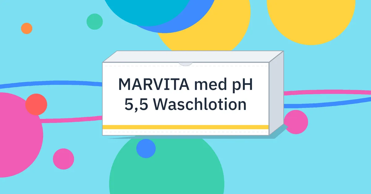 Symbolbild: Packung mit der Aufschrift MARVITA med pH 5,5 Waschlotion (PZN 14287413) – Verfügbarkeit und Bezug in Apotheken in Frankfurt am Main
