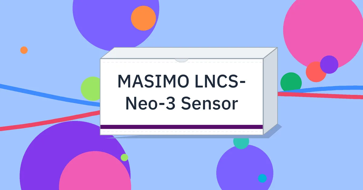 Symbolbild: Packung mit der Aufschrift MASIMO LNCS-Neo-3 Sensor (PZN 08837708) – Verfügbarkeit und Bezug in Apotheken in Frankfurt am Main