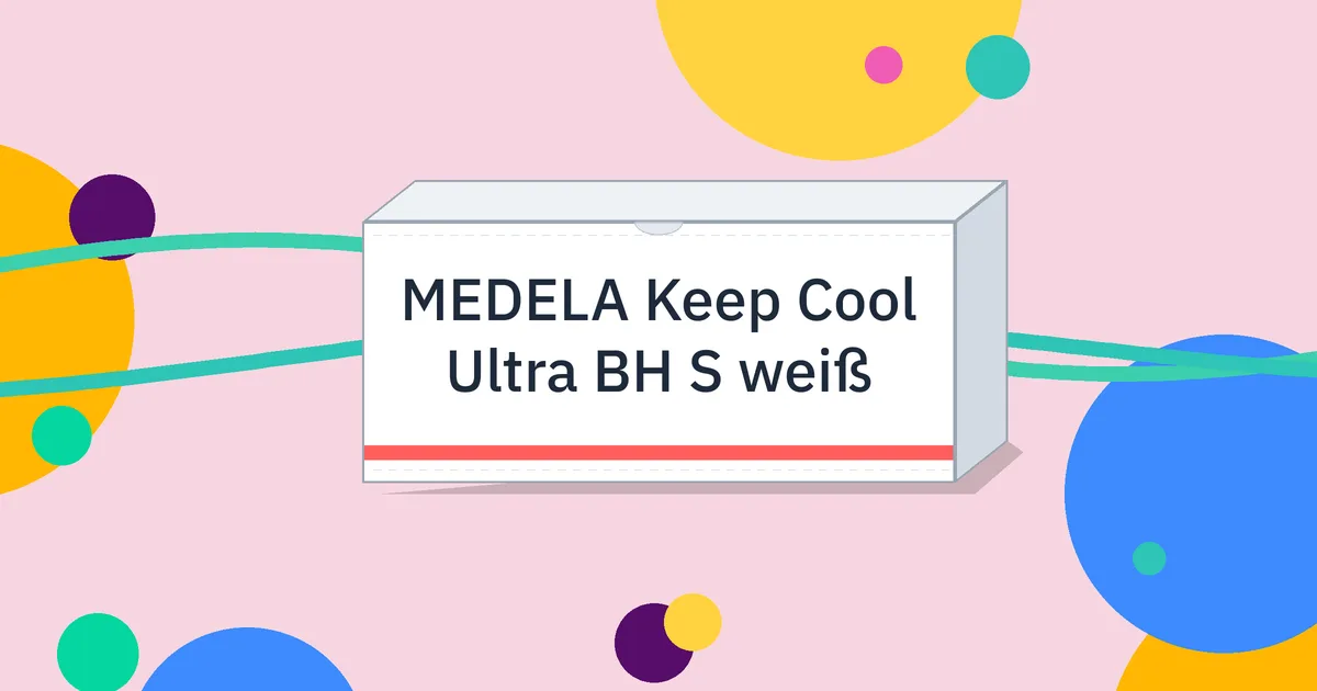 Symbolbild: Packung mit der Aufschrift MEDELA Keep Cool Ultra BH S weiß (PZN 18269429) – Verfügbarkeit und Bezug in Apotheken in Frankfurt am Main