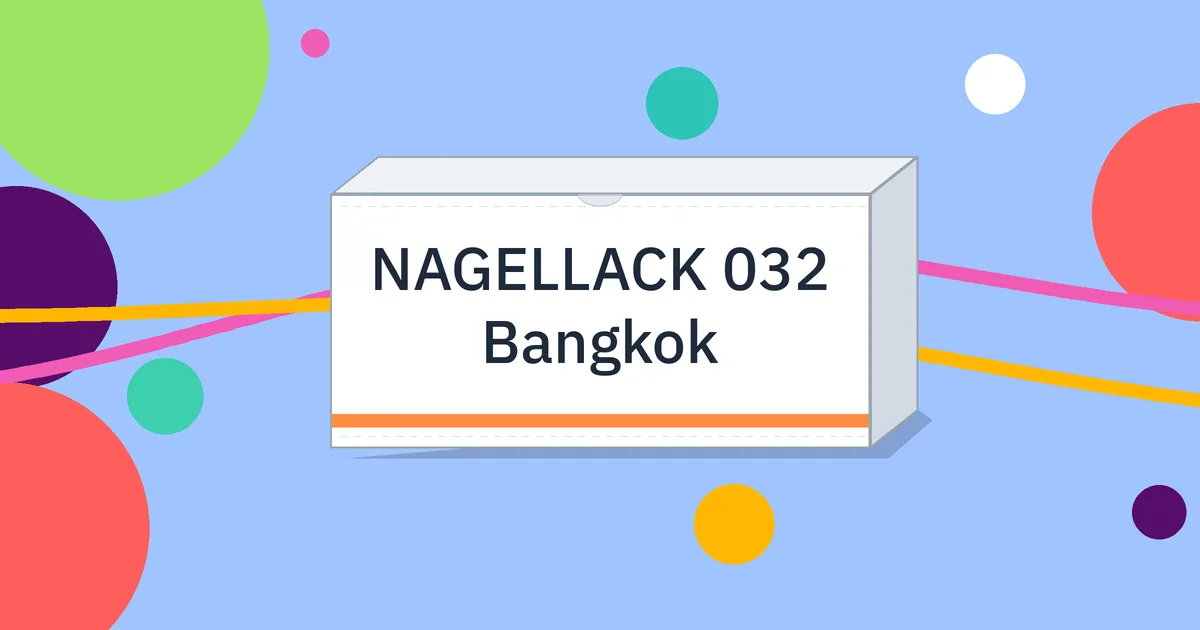 Symbolbild: Packung mit der Aufschrift NAGELLACK 032 Bangkok (PZN 10850277) – Verfügbarkeit und Bezug in Apotheken in Frankfurt am Main