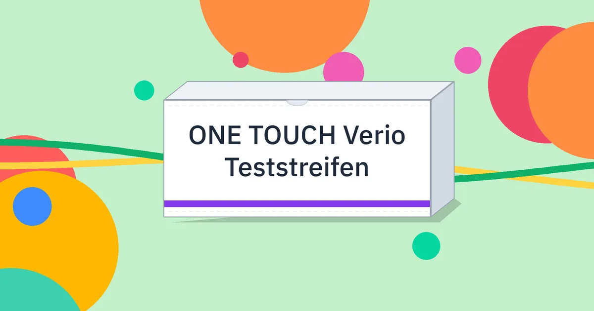 Symbolbild: Packung mit der Aufschrift ONE TOUCH Verio Teststreifen (PZN 10403667) – Verfügbarkeit und Bezug in Apotheken in Frankfurt am Main