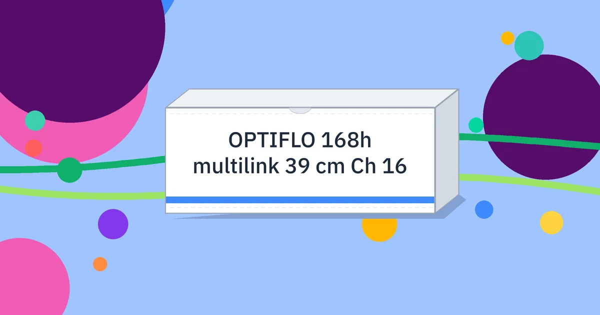 Symbolbild: Packung mit der Aufschrift OPTIFLO 168h multilink 39 cm Ch 16 (PZN 11649011) – Verfügbarkeit und Bezug in Apotheken in Frankfurt am Main