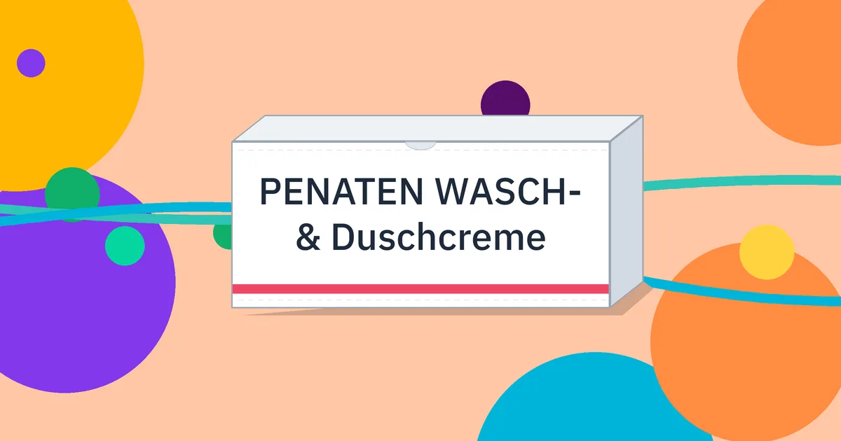 Symbolbild: Packung mit der Aufschrift PENATEN WASCH- & Duschcreme (PZN 11543181) – Verfügbarkeit und Bezug in Apotheken in Frankfurt am Main