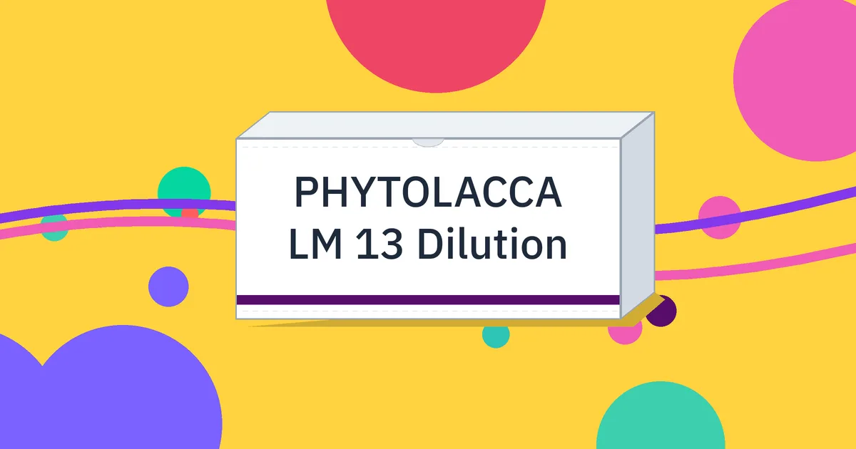 Symbolbild: Packung mit der Aufschrift PHYTOLACCA LM 13 Dilution (PZN 13036241) – Verfügbarkeit und Bezug in Apotheken in Frankfurt am Main