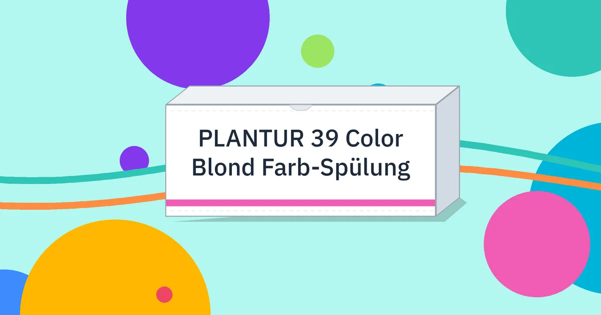 Symbolbild: Packung mit der Aufschrift PLANTUR 39 Color Blond Farb-Spülung (PZN 14372455) – Verfügbarkeit und Bezug in Apotheken in Frankfurt am Main