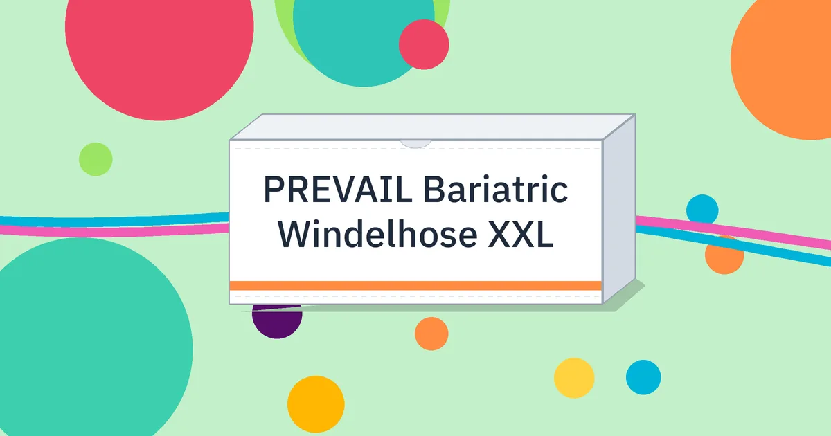 Symbolbild: Packung mit der Aufschrift PREVAIL Bariatric Windelhose XXL (PZN 06906687) – Verfügbarkeit und Bezug in Apotheken in Frankfurt am Main