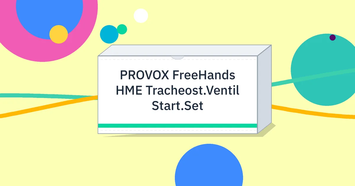 Symbolbild: Packung mit der Aufschrift PROVOX FreeHands HME Tracheost.Ventil Start.Set (PZN 02397616) – Verfügbarkeit und Bezug in Apotheken in Frankfurt am Main