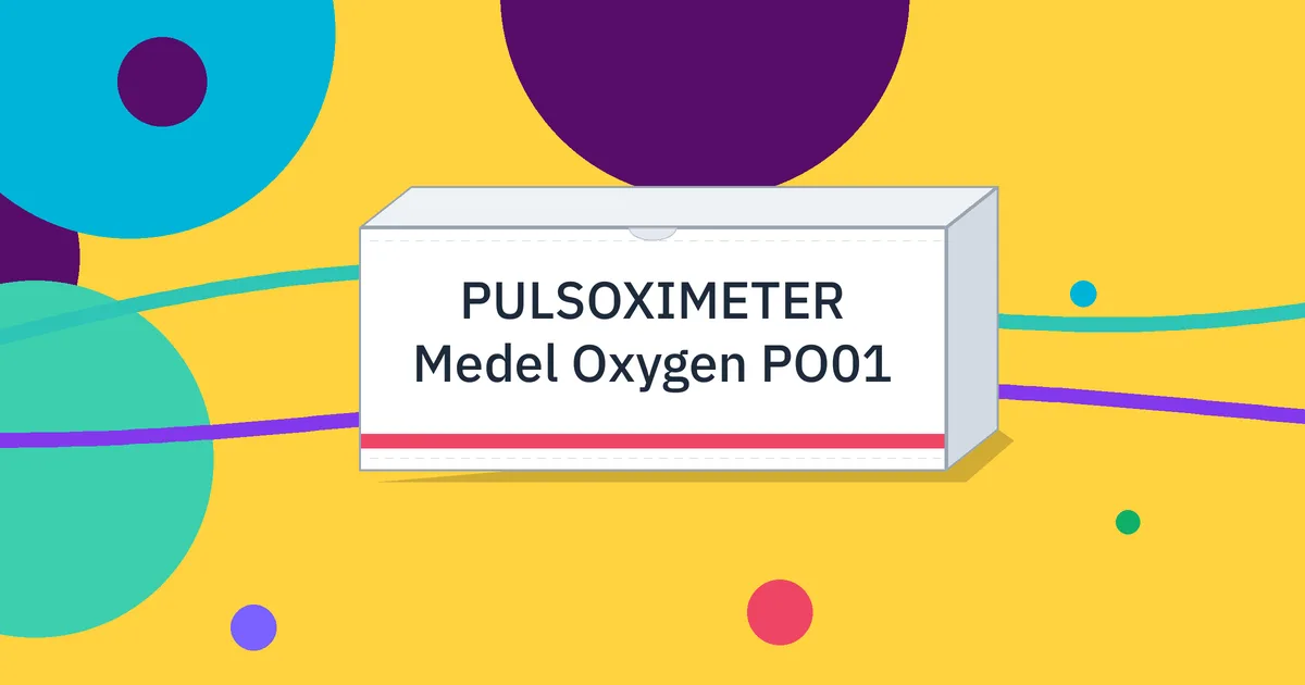 Symbolbild: Packung mit der Aufschrift PULSOXIMETER Medel Oxygen PO01 (PZN 19452911) – Verfügbarkeit und Bezug in Apotheken in Frankfurt am Main