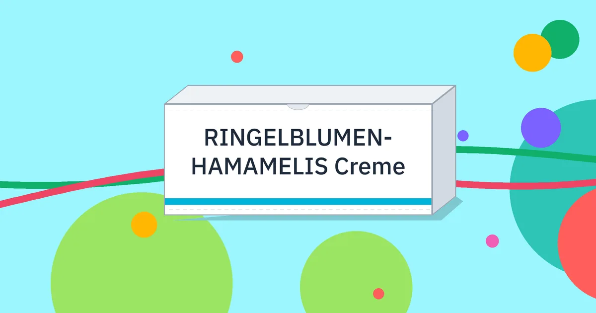 Symbolbild: Packung mit der Aufschrift RINGELBLUMEN-HAMAMELIS Creme (PZN 19778593) – Verfügbarkeit und Bezug in Apotheken in Frankfurt am Main