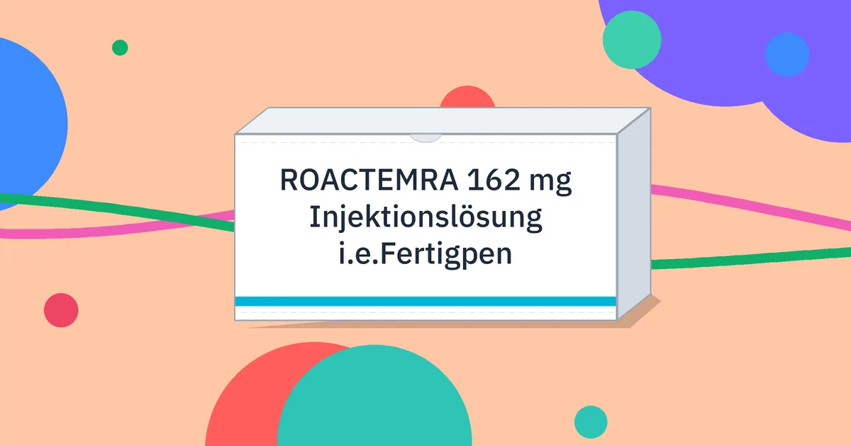 Symbolbild: Packung mit der Aufschrift ROACTEMRA 162 mg Injektionslösung i.e.Fertigpen (PZN 15400337) – Verfügbarkeit und Bezug in Apotheken in Frankfurt am Main