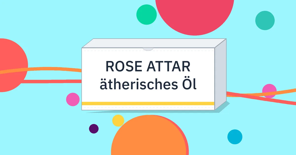 Symbolbild: Packung mit der Aufschrift ROSE ATTAR ätherisches Öl (PZN 00721573) – Verfügbarkeit und Bezug in Apotheken in Frankfurt am Main