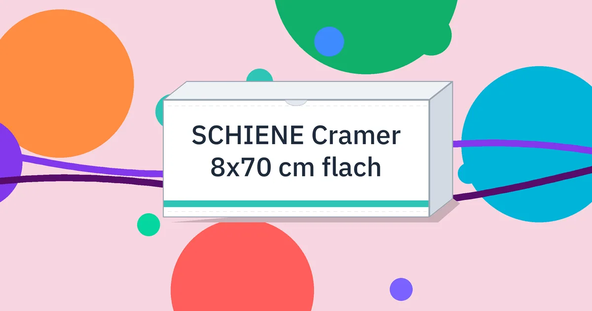 Symbolbild: Packung mit der Aufschrift SCHIENE Cramer 8x70 cm flach (PZN 01736051) – Verfügbarkeit und Bezug in Apotheken in Frankfurt am Main