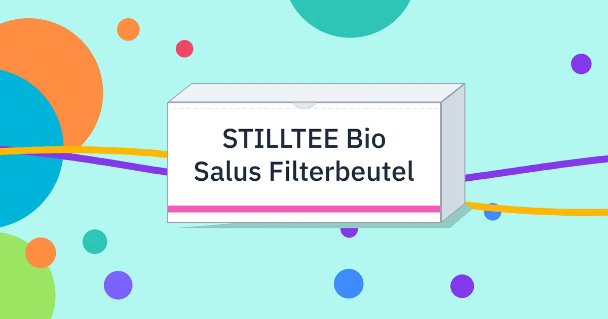 Symbolbild: Packung mit der Aufschrift STILLTEE Bio Salus Filterbeutel (PZN 02226530) – Verfügbarkeit und Bezug in Apotheken in Frankfurt am Main