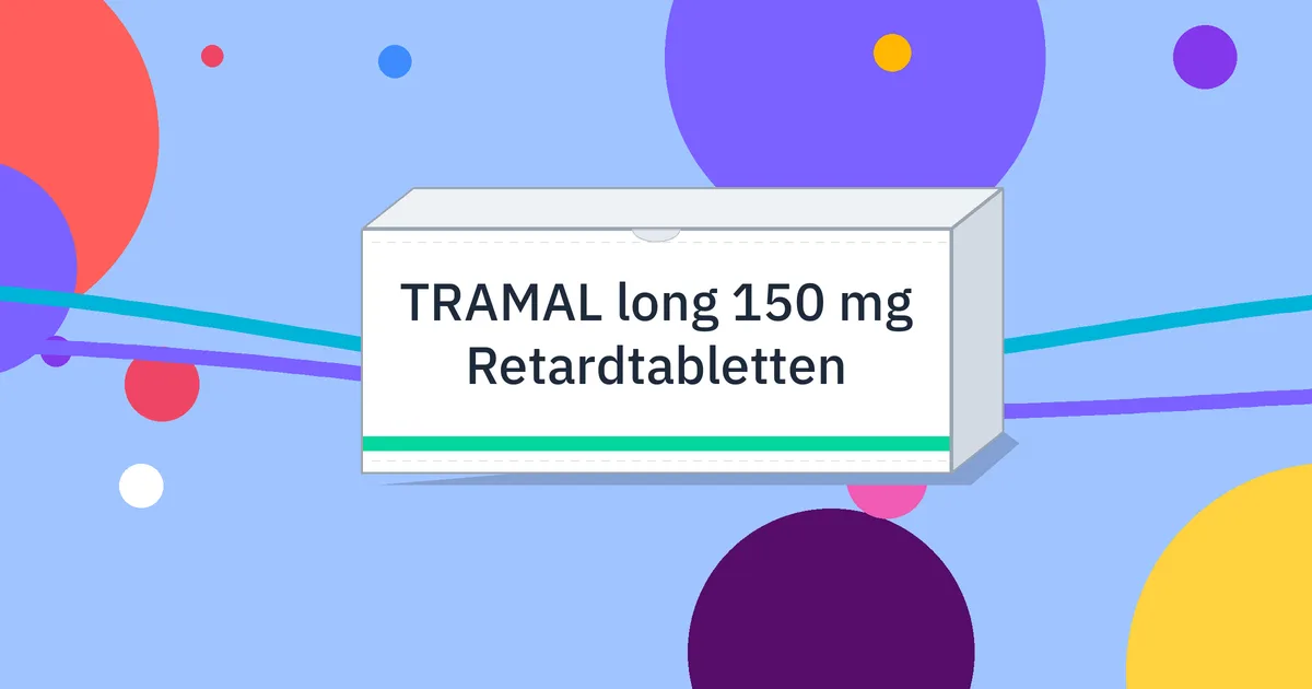 Symbolbild: Packung mit der Aufschrift TRAMAL long 150 mg Retardtabletten (PZN 07428824) – Verfügbarkeit und Bezug in Apotheken in Frankfurt am Main