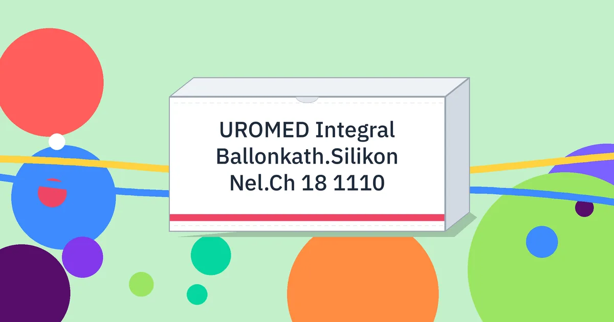 Symbolbild: Packung mit der Aufschrift UROMED Integral Ballonkath.Silikon Nel.Ch 18 1110 (PZN 03953634) – Verfügbarkeit und Bezug in Apotheken in Frankfurt am Main