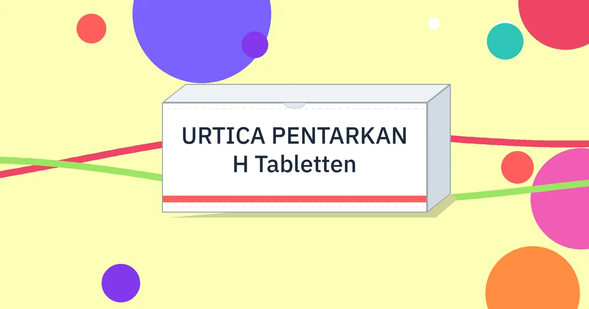 Symbolbild: Packung mit der Aufschrift URTICA PENTARKAN H Tabletten (PZN 00180924) – Verfügbarkeit und Bezug in Apotheken in Frankfurt am Main