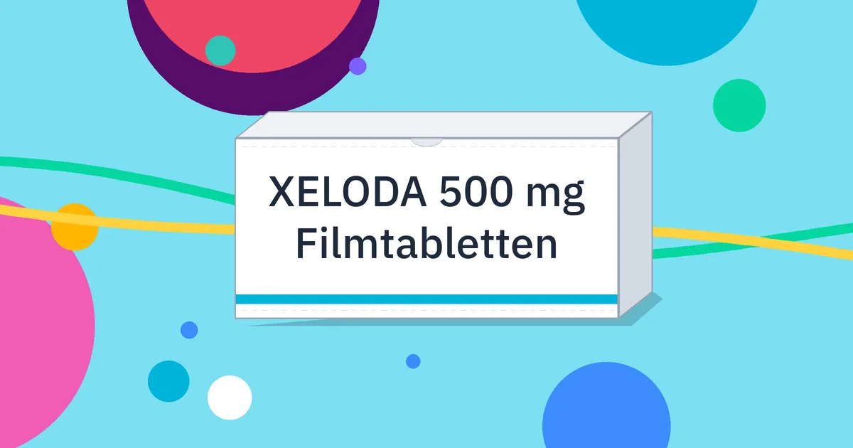 Symbolbild: Packung mit der Aufschrift XELODA 500 mg Filmtabletten (PZN 15612513) – Verfügbarkeit und Bezug in Apotheken in Frankfurt am Main