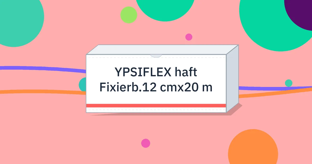 Symbolbild: Packung mit der Aufschrift YPSIFLEX haft Fixierb.12 cmx20 m (PZN 12604884) – Verfügbarkeit und Bezug in Apotheken in Frankfurt am Main
