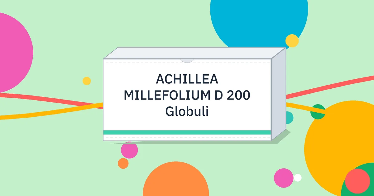 Symbolbild: Packung mit der Aufschrift ACHILLEA MILLEFOLIUM D 200 Globuli (PZN 14312252) – Verfügbarkeit und Bezug in Apotheken in Frankfurt am Main