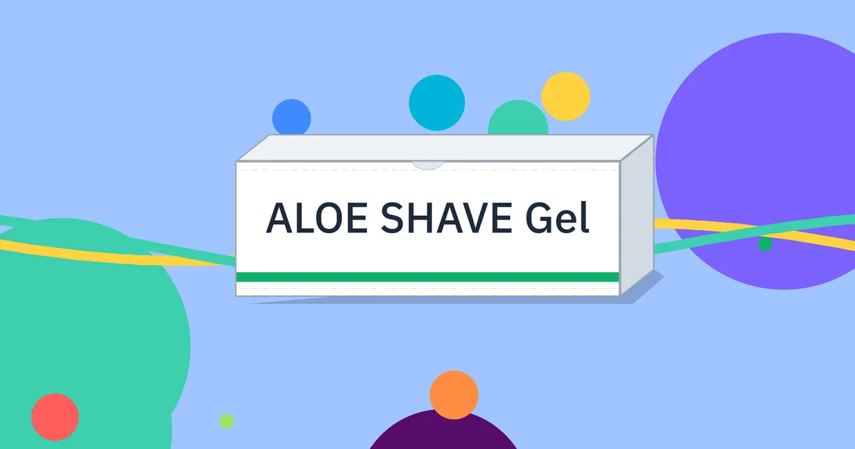 Symbolbild: Packung mit der Aufschrift ALOE SHAVE Gel (PZN 18896161) – Verfügbarkeit und Bezug in Apotheken in Frankfurt am Main