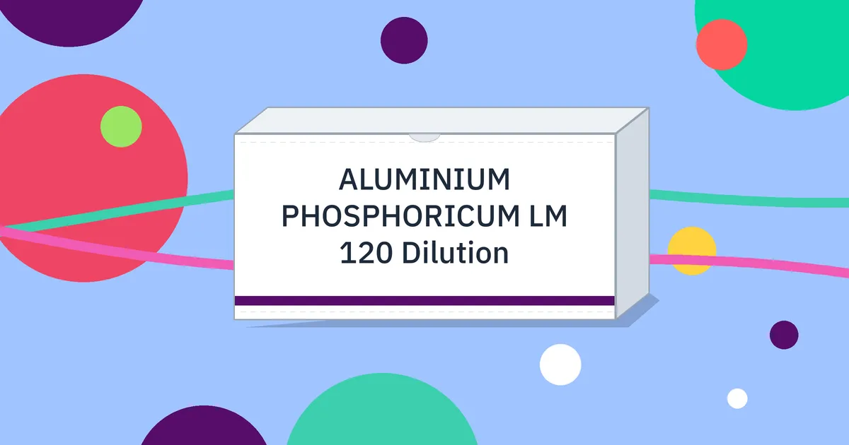 Symbolbild: Packung mit der Aufschrift ALUMINIUM PHOSPHORICUM LM 120 Dilution (PZN 13317460) – Verfügbarkeit und Bezug in Apotheken in Frankfurt am Main