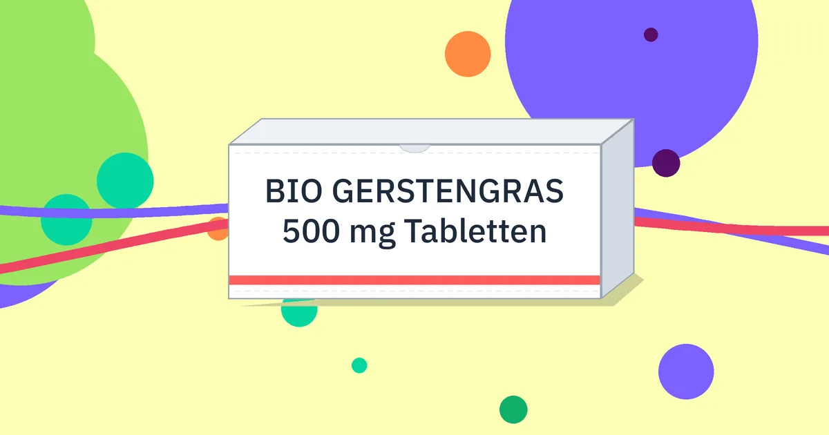Symbolbild: Packung mit der Aufschrift BIO GERSTENGRAS 500 mg Tabletten (PZN 09463167) – Verfügbarkeit und Bezug in Apotheken in Frankfurt am Main