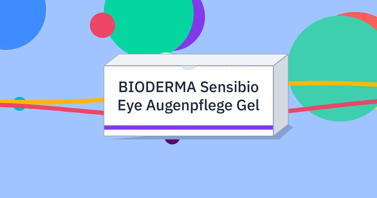 Symbolbild: Packung mit der Aufschrift BIODERMA Sensibio Eye Augenpflege Gel (PZN 09226881) – Verfügbarkeit und Bezug in Apotheken in Frankfurt am Main