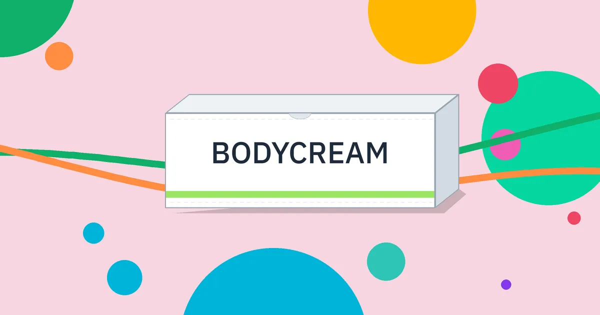 Symbolbild: Packung mit der Aufschrift BODYCREAM (PZN 17886746) – Verfügbarkeit und Bezug in Apotheken in Frankfurt am Main